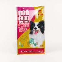China Customized Low MOQ 1000pcs Stand Up Pouch Flat Bottom Packaging Bags Aluminum Foil Moisture-proof For Pet Food Storage for sale