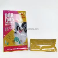 China Customized Low MOQ 1000pcs Stand Up Pouch Flat Bottom Packaging Bags Aluminum Foil Moisture-proof For Pet Food Storage for sale