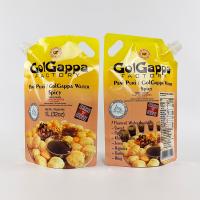 China Customized 500pcs 1000pcs Low MOQ Aluminum Foil Packaging Refill Liquid Fruit Juice Plastic Spout Pouches Bags for Drinks for sale
