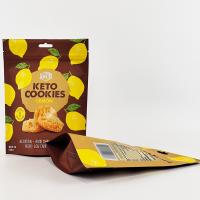 China Customized 100pcs 300pcs Low MOQ Zipper Food Packaging Custom Digital Printing Stand up Pouch Bag for Food for sale