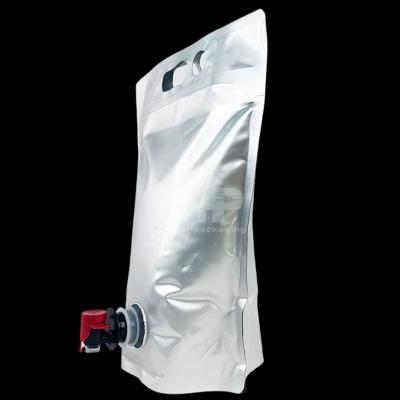China Outdoor Disposable Beverage Packaging Refill Smell Proof Mylar Aluminum Foil Spout Pouch Bags Water Juice Wine Drink Food Bag for sale