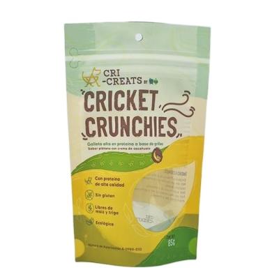 China Digital Printed Resealable Smell Proof Zipper Bottom Bags PET Food Packaging Pouches  Mylar Matte Packaging Window Bag for sale