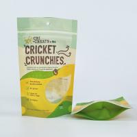 China Digital Printed Resealable Smell Proof Zipper Bottom Bags PET Food Packaging Pouches  Mylar Matte Packaging Window Bag for sale