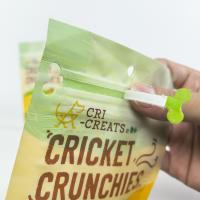 China Digital Printed Resealable Smell Proof Zipper Bottom Bags PET Food Packaging Pouches  Mylar Matte Packaging Window Bag for sale
