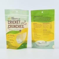 China Digital Printed Resealable Smell Proof Zipper Bottom Bags PET Food Packaging Pouches  Mylar Matte Packaging Window Bag for sale