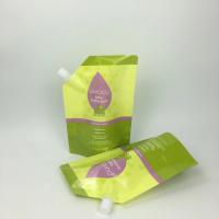 China Custom Drink Pouch With Logo Reusable 1L Laundry Detergent Spout Pouch Bag MOQ 10pcs Liquid Bags Shampoo Refill Sub-packaging for sale