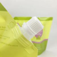 China Custom Drink Pouch With Logo Reusable 1L Laundry Detergent Spout Pouch Bag MOQ 10pcs Liquid Bags Shampoo Refill Sub-packaging for sale