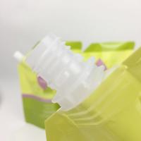 China Custom Drink Pouch With Logo Reusable 1L Laundry Detergent Spout Pouch Bag MOQ 10pcs Liquid Bags Shampoo Refill Sub-packaging for sale