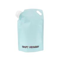 China Custom Printing Doypack Reusable Plastic Liquid Shape Bag Stand up Fruit Drink Juice Packaging Spout Pouch for sale