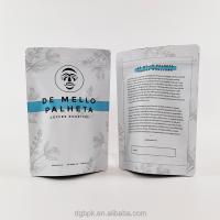 China Custom Printed 250g 500g 1kg Stand up Pouch with Valve Moisture Proof Reusable Zipper Top BTP Aluminum Coffee Tea Packaging Bag for sale