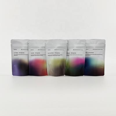 China Foil Laminated Plastic Child Proof Pouch 7g 28g 35g Mylar  Bag Resealable Ziplock Packaging Bag Customized logo for sale