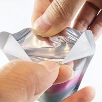 China Foil Laminated Plastic Child Proof Pouch 7g 28g 35g Mylar  Bag Resealable Ziplock Packaging Bag Customized logo for sale