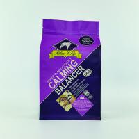 China Customized Pet Dog Food Cat Food Stand up Pouch  Resealable Flat Bottom Packaging Bag with Resealable Zipper for sale
