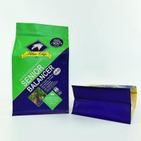 China Customized Pet Dog Food Cat Food Stand up Pouch  Resealable Flat Bottom Packaging Bag with Resealable Zipper for sale