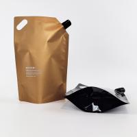 China Custom Logo Reusable Food Spout Pouch Bag  Drink Pouch With Spout Packaging Liquid Beverage Pouch Shampoo Refill Sub-packaging for sale