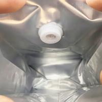China PlA  Biodegradable  Coffee Bean Bags With Valve and Zipper Custom Paper Packaging Flat Bottom  Bag  250g/500g for sale