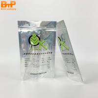 China Custom Printed Aluminum Foil Logo Food Grade Resealable Smell Proof Moisture-proof Stand up Pouch Mylar Zipper Bags 3.5g for sale