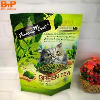 China Custom logo Printed Made Pet Food Bag with Resealable Zipper Stand up Packaging Bag for Cat and Dog Food or Cat Litter Bag for sale