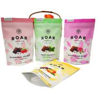 China Customized Stand up Maylar Pouch Packaging Seal Zipper Bags for Biscuit Chocolate Dry Food Candy and Dry Fruit for sale