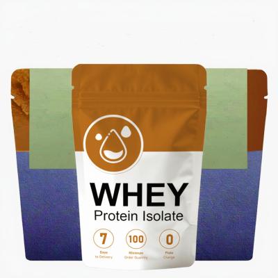 China Custom Printed Digital Kraft Paper Packaging Pouch Moisture Proof Smell Proof Ziplock Whey Milk Powder Stand up Mylar Bag for sale