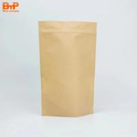 China Custom Printed Stand up Kraft Paper Recyclable Ziplock Heat Sealable Pet Food Packaging Doypack Pouches Mylar Bags With Window for sale
