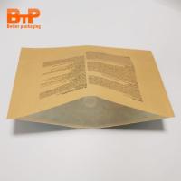 China MOQ 100pcs Customized Size and Logo Kraft/PLA Paper Packaging Bags Compostable and Biodegradable Bags With Zipper Bag for Food for sale
