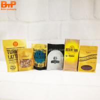 China Custom Printed Bag With Logo 100% Compostable Kraft Paper Laminated PLA Biodegradable Zipper Paper Bag For Any Products for sale