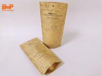 China Compostable Custom Printed Designer Sweet Sugar Food Craft Paper PLA Packaging Bag Stand up Pouch Namkeen Food Grade Packaging B for sale