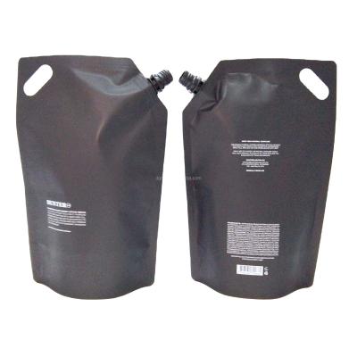 China Detergent 500ml  Liquid 1L Spout Bags Custom Drink Pouch Stand up Beverage Food Packaging Plastic Mylar Frosted Bags for sale