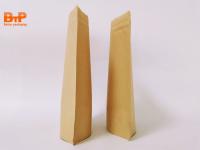 China Bio Pla  Pouch Bag Biodegradable Stand up Pouch Kraft Paper Compostable Package Zipper Bag Food Packaging Flat Bottom Pouch for sale
