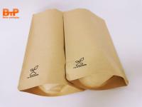 China Bio Pla  Pouch Bag Biodegradable Stand up Pouch Kraft Paper Compostable Package Zipper Bag Food Packaging Flat Bottom Pouch for sale