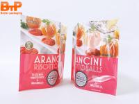 China Recycle PE Bags Plastic Packaging Pouch Stand up Bag for Food Snack Beef Jerky Meat Package  Sealing Pouch for sale