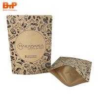 China Biodegradable Paper and PLA Packaging Bag for Food Kraft Paper Zipper Bag Stand up Pouch ECO Friendly Materials Packing Bag for sale