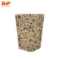 China Biodegradable Paper and PLA Packaging Bag for Food Kraft Paper Zipper Bag Stand up Pouch ECO Friendly Materials Packing Bag for sale