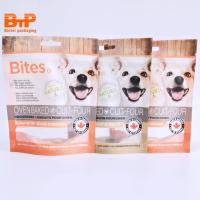 China Custom Sizes and Logo Recyclable PE Pouch Stand up Zipper Packaging Bags Resealable Doypack for Pet Dog Cat Snack Treats for sale