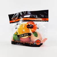 China Custom Anti Fog Zipper Bag  Keep Fresh Plastic Packaging for Fresh Fruits Orange Apple Grape Cherry Vegetable Bags With Handle for sale