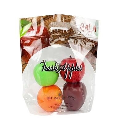 China Agriculture Industrial Composite Zipper PP Bags Fresh Vegetables Packaging Recycle Fruit Packaging Pouch Stand Up Bag Vegetable Packaging for sale