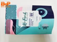 China Wet Paper Sticker Pouch Baby Clean Moist Towelette Packaging Bag  Wet Tissues Package Plastic Bags for sale