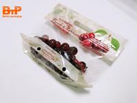 China Custom Stand up Zipper  Pouch Cherry Packaging Bags  Strawberry Grape  Storage Pouches Recycle Packaging Reusable Bags for sale