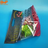 China Promotion Custom Transparent OPP/CPP Cherry Tomato Grape Fruit Vegetable Plastic Packaging Bags with Zipper for sale