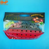 China Promotion Custom Transparent OPP/CPP Cherry Tomato Grape Fruit Vegetable Plastic Packaging Bags with Zipper for sale