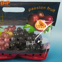 China Promotion Custom Transparent OPP/CPP Cherry Tomato Grape Fruit Vegetable Plastic Packaging Bags with Zipper for sale