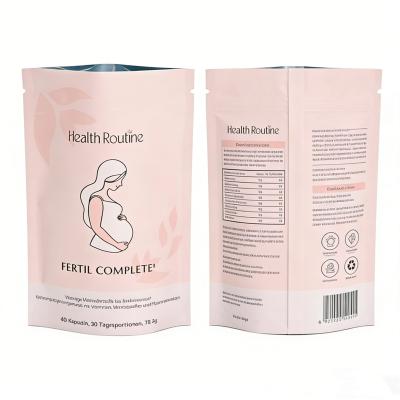 China Low MOQ Food Grade Digital  Printed PE Matt Smell Proof Sealable Snack Bag Custom Aluminum Foil Mylar Stand up Pouch with Zipper for sale