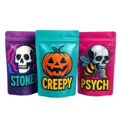 China Premium Matte Finish Stand up Pouch Custom Logo Heat Seal Resealable Zipper Bag with Child Resistant Closure Low MOQ Baby Food for sale