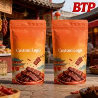 China Multi-Flavor Snack Stand up Pouch with PE Plastic Reusable Resealable Zipper Custom Logo Branding Food Grade Material for sale