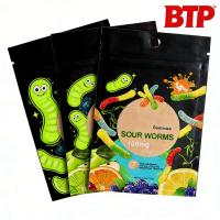 China MOQ 100pcs Child Resistant Disposable Gummy Pouch Smell Proof Zipper Bag Custom Printed Packaging Security Bopp for Edibles for sale