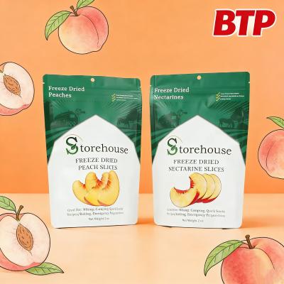 China MOQ 100pcs Resealable Eco-Friendly PE Stand up Pouch with Hang Hole Food Grade Zipper Bag for Snacks Custom Logo Option for sale