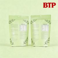 China MOQ 100pcs Resealable Eco-Friendly PE Stand up Pouch with Hang Hole Food Grade Zipper Bag for Snacks Custom Logo Option for sale
