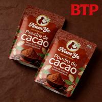 China High for Stand up Resealable Pouch with Zipper Top PE Plastic Custom Logo for Cocoa & Coffee Powder Packaging for sale