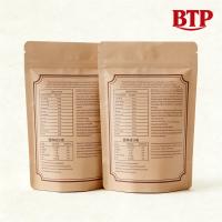 China High for Stand up Resealable Pouch with Zipper Top PE Plastic Custom Logo for Cocoa & Coffee Powder Packaging for sale